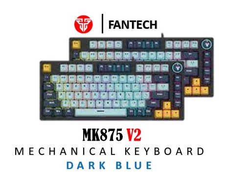 FANTECH FANTECH MK875 V2 MECHANICAL DARK-BLUE KEYBOARD | GAMING ...