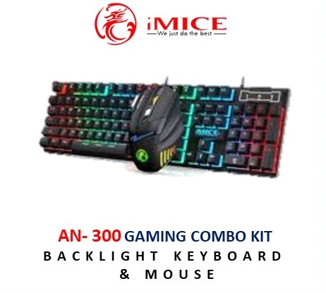 iMICE AN-300 BACKLIGHT GAMING KEYBOARD & MOUSE | iMICE GAMING KEYBOARD - Neoview